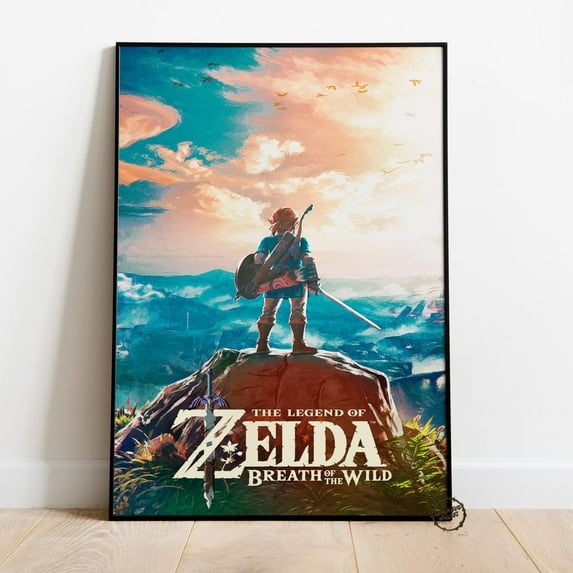 DOPAPRINT The Legend Of Zelda Poster, Hyrule Game Wall Decor, Rolled ...