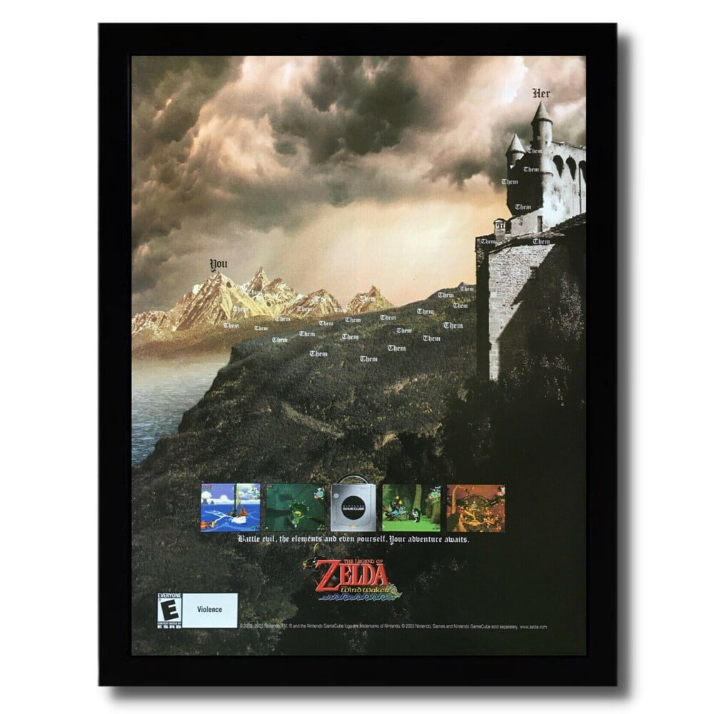 DOPAPRINT The Legend Of Zelda: The Wind Waker Print Ad, Poster Official ...