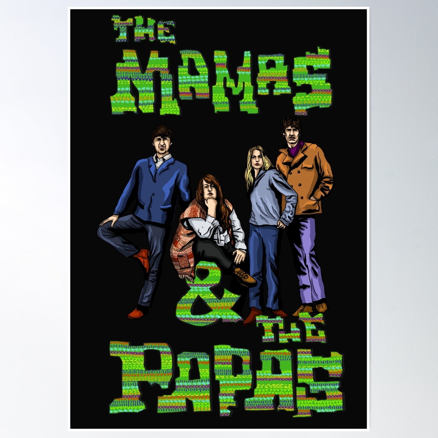 DOPAPRINT The Mamas And Papas Poster Wall Art, Modern Wall Decor NO ...