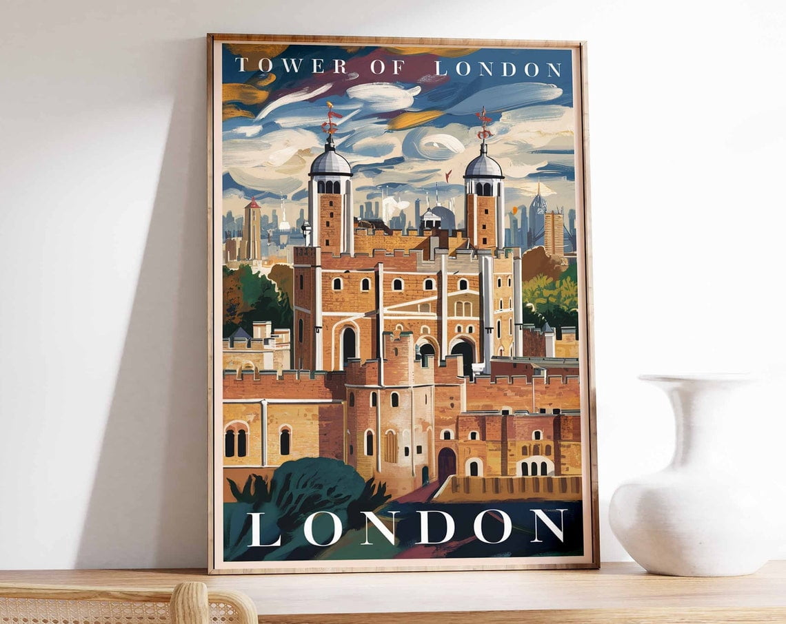 DOPAPRINT Tower Of London Poster, London Print, London Art, London ...