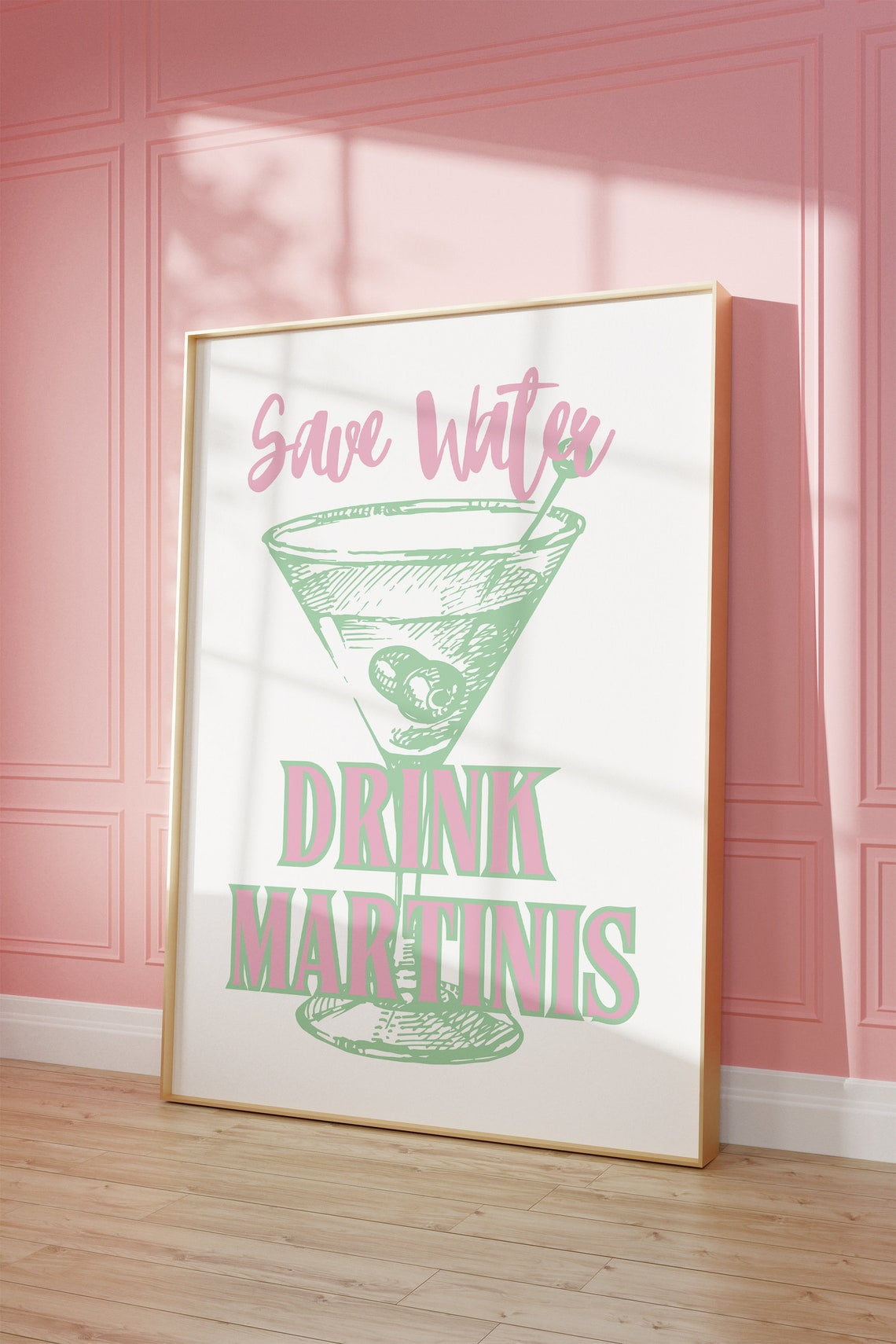 DOPAPRINT Trendy Bar Art Funny Martini Lover Art, Funny Quote For ...