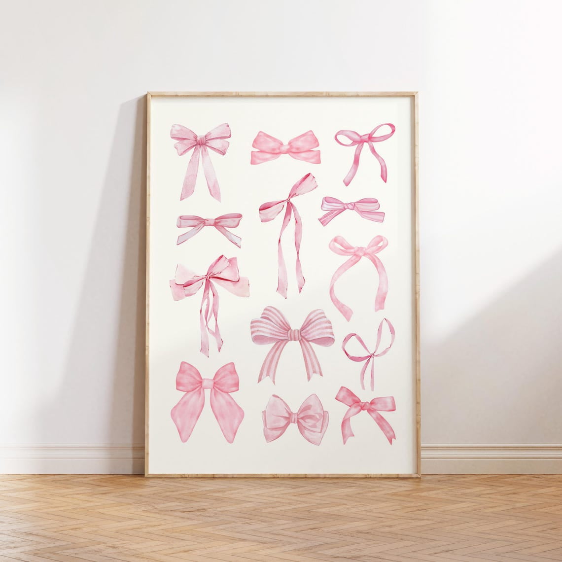 DOPAPRINT Trendy Coquette Bow Wall Art, Coquette Home Decor ...