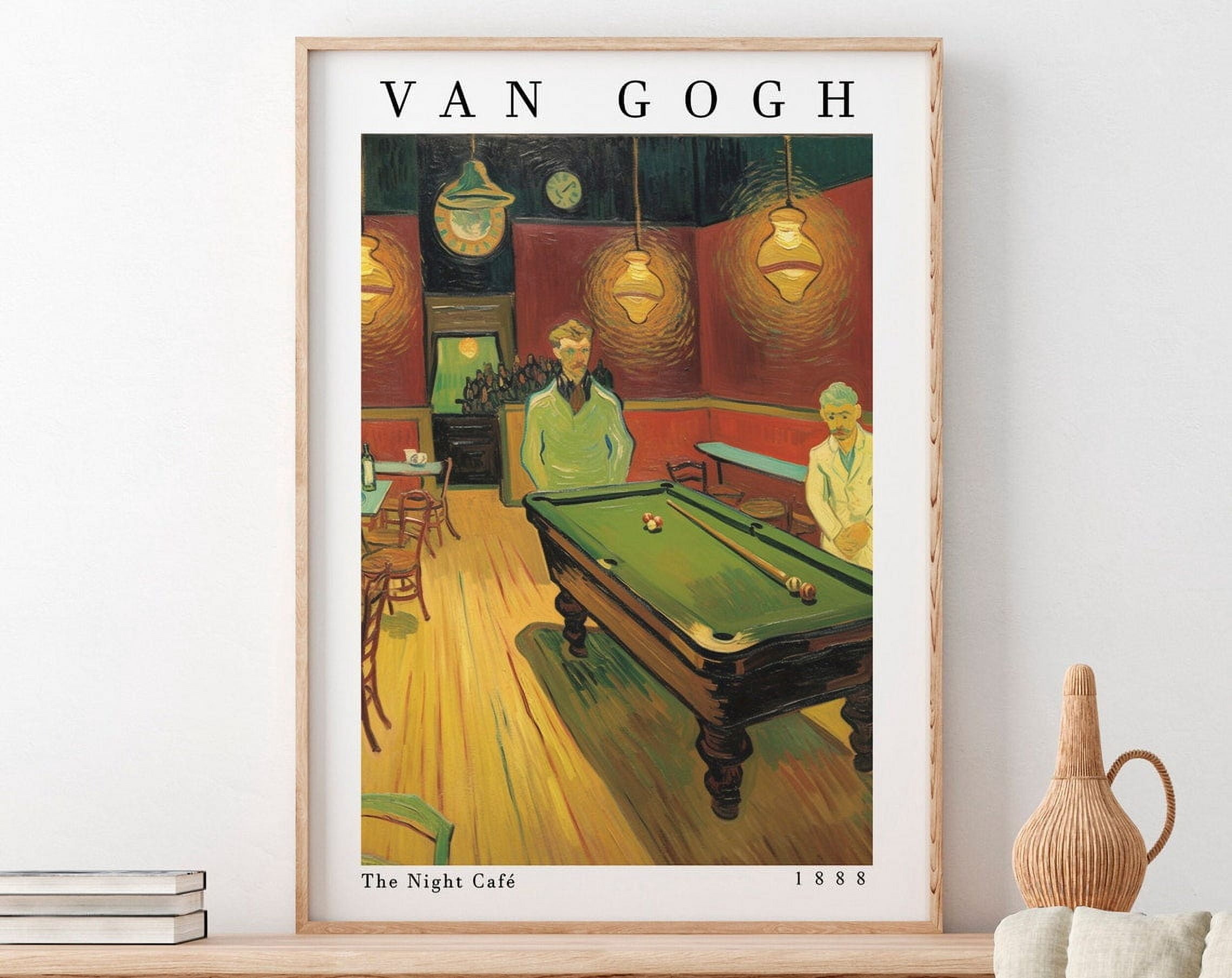 DOPAPRINT Van Gogh Night Cafe, Van Gogh Print, Italian Charm Van Gogh ...