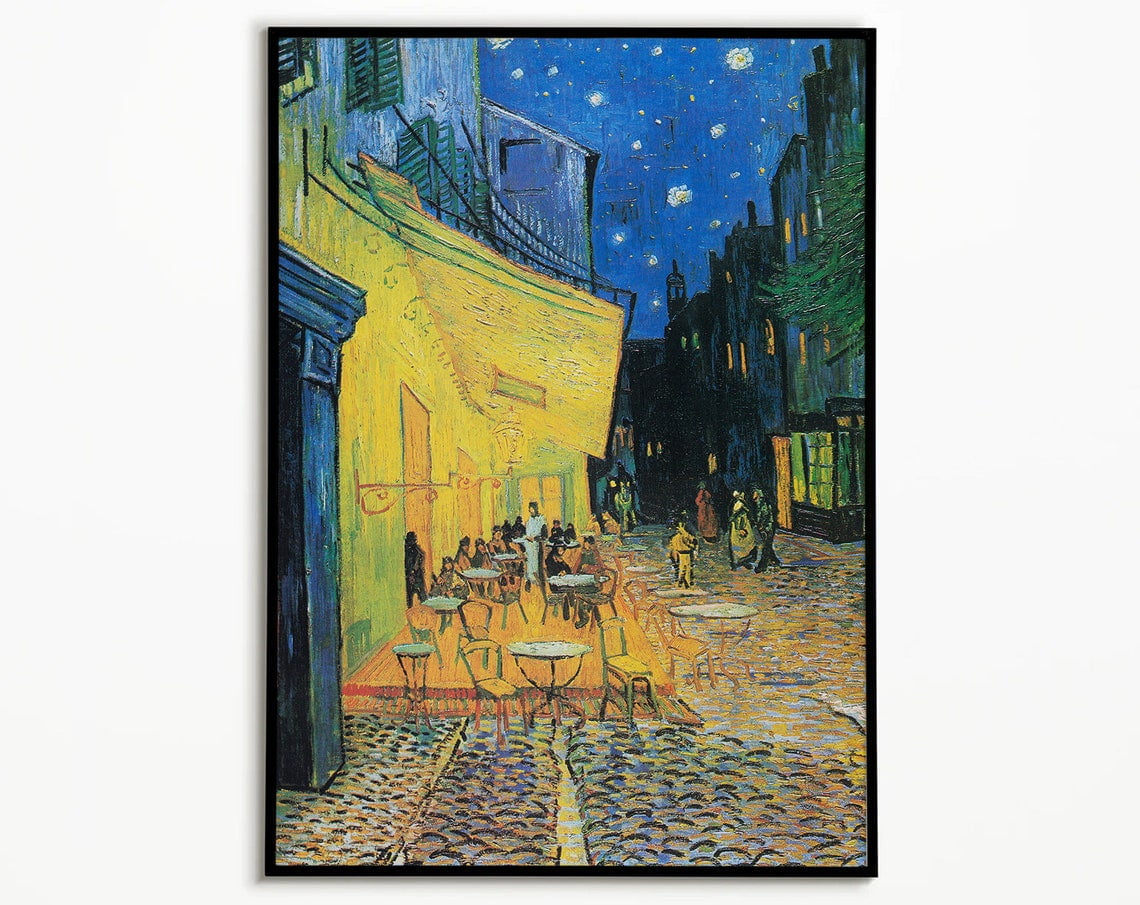 DOPAPRINT Vincent Van Gogh CafE Terrace At Night Poster, Wall Art Decor ...
