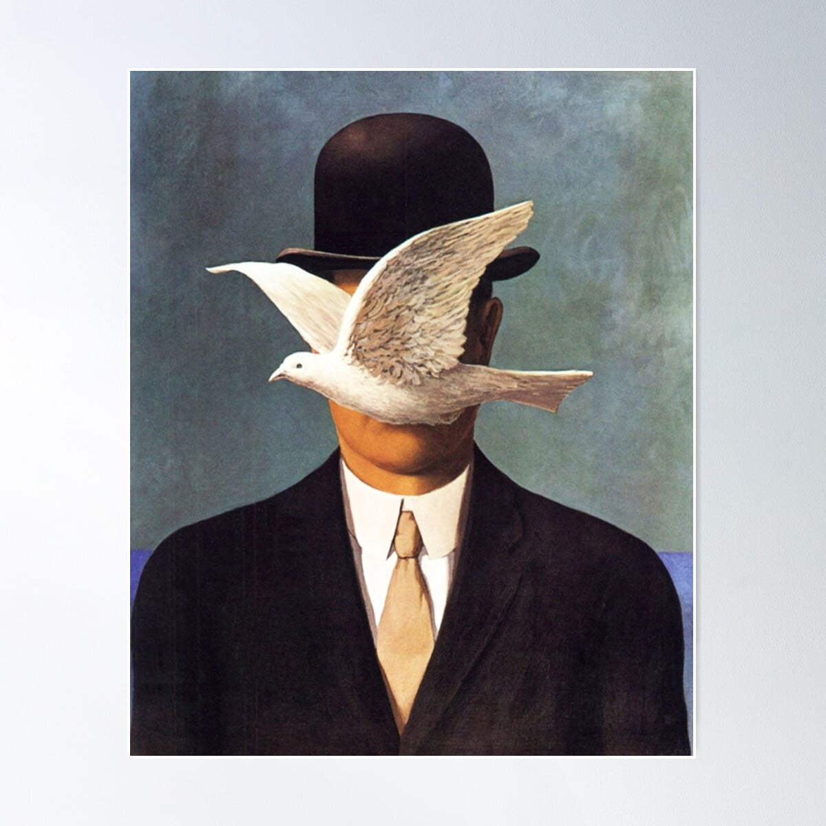 DOPAPRINT Vintage Art By Rene Magritte Poster Wall Art, Modern Wall ...