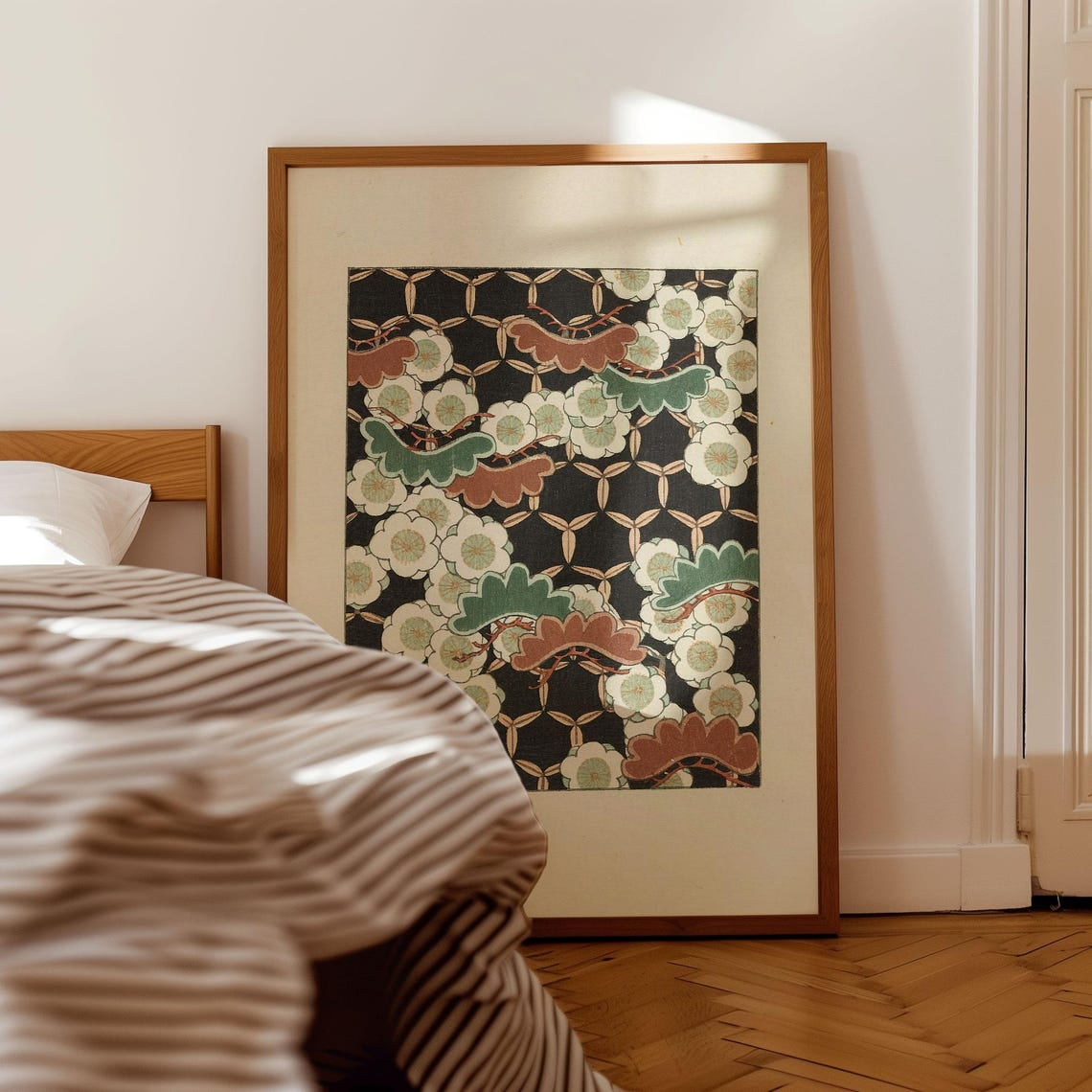 DOPAPRINT Vintage Japanese Floral Exhibition Art Print By Korin Furuy ...