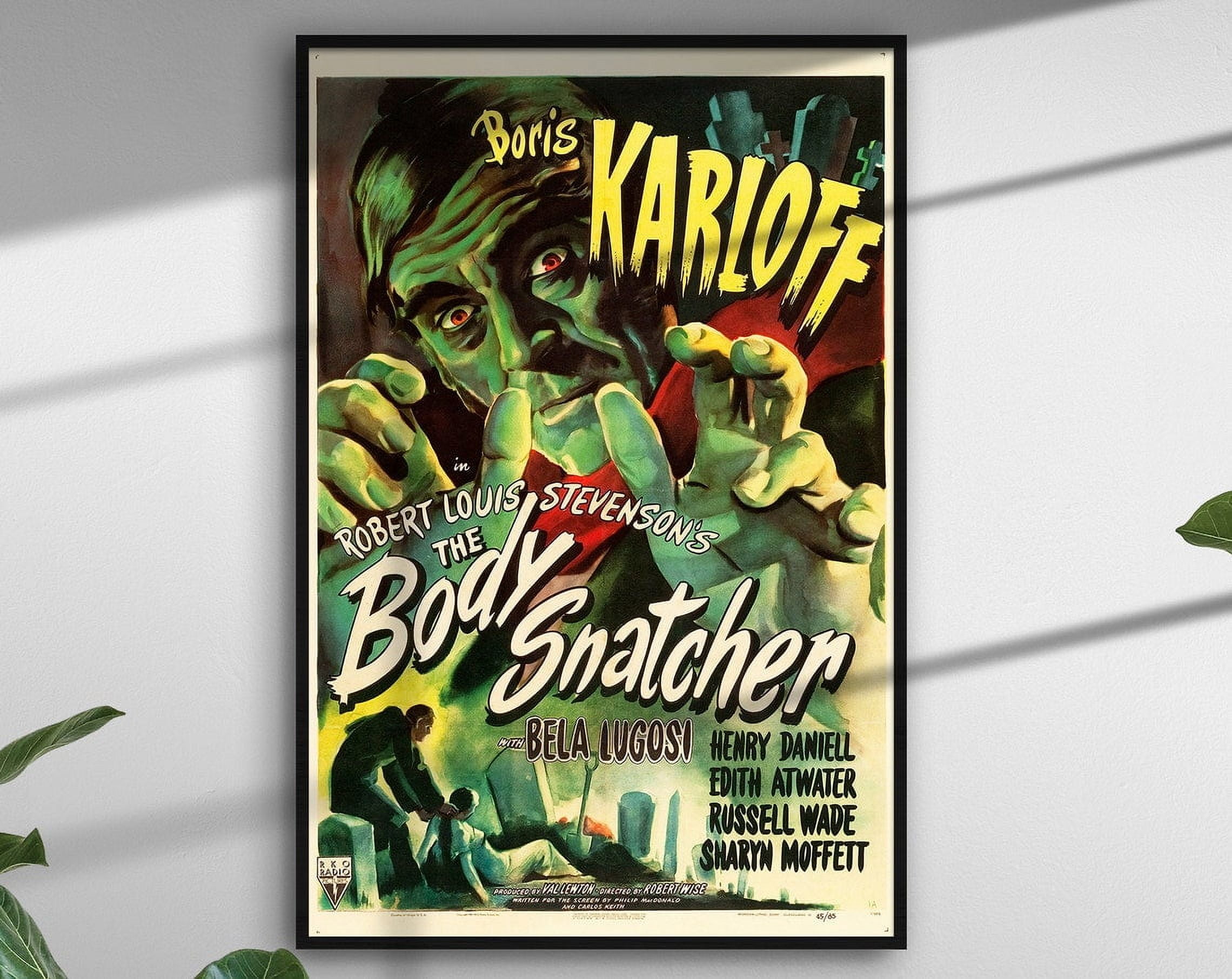 DOPAPRINT Vintage Poster The Body Snatcher Hollywood Movie Art Print ...