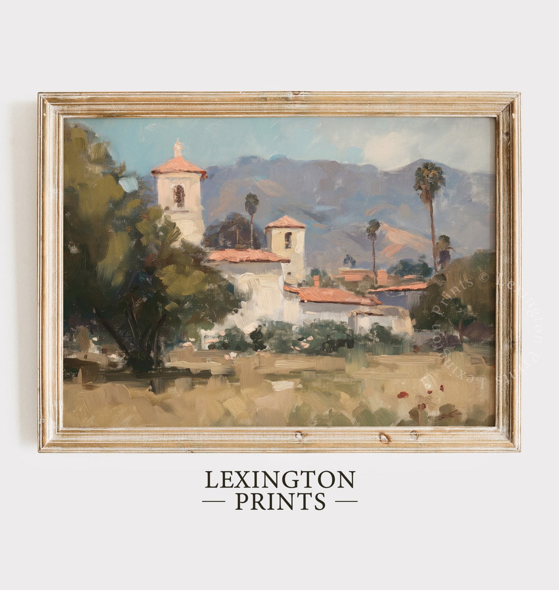 DOPAPRINT Vintage Santa Barbara Summer Wall Art, California Wall Art ...