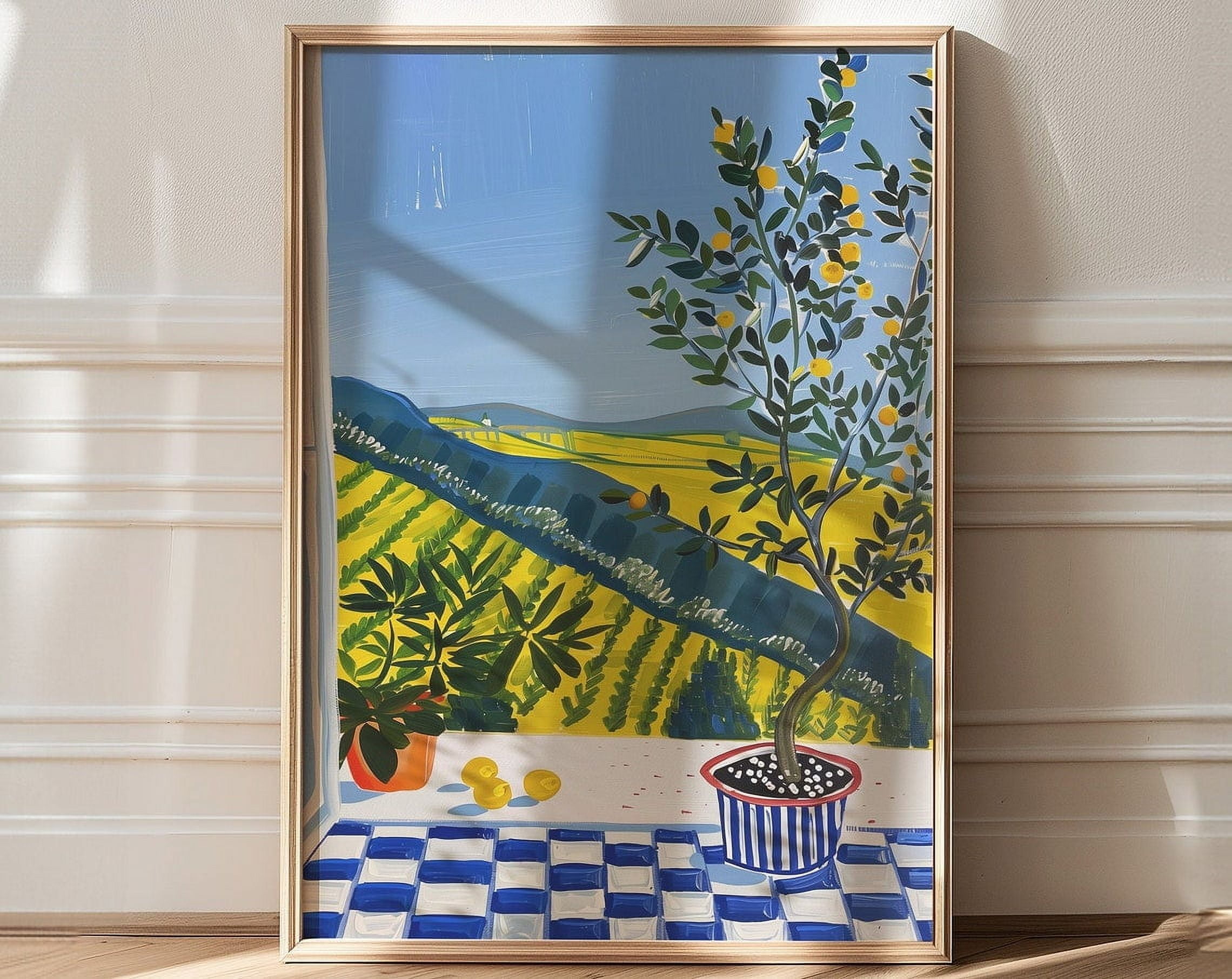 DOPAPRINT Wall Art, Mountain Landscape For Living Room, Coastal Nature ...