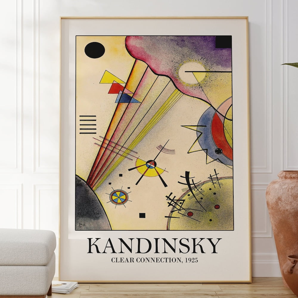 DOPAPRINT Wassily Kandinsky Poster - Clear Connection - High Quality ...