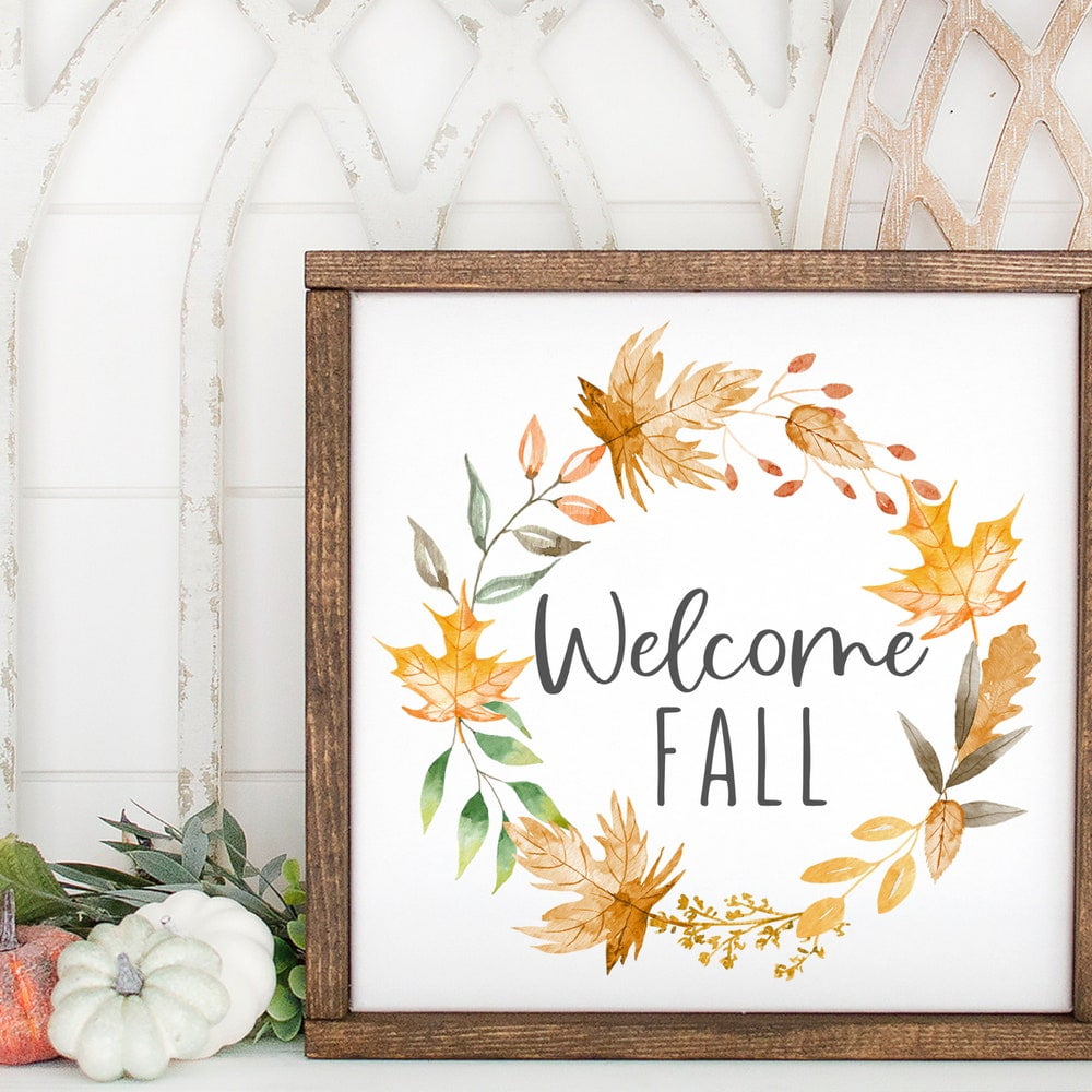 DOPAPRINT Welcome Fall Printable, Autumn Printable, Fall Decor, Fall ...