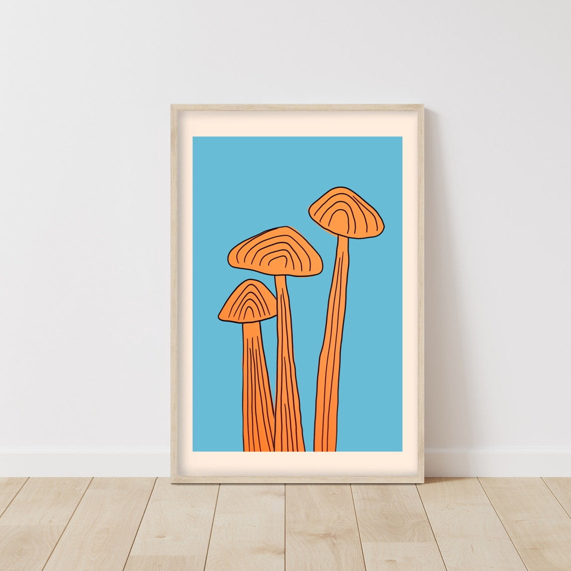 DOPAPRINT Wild Mushroom Poster , Fungi Gift , Mushroom Art Print ...