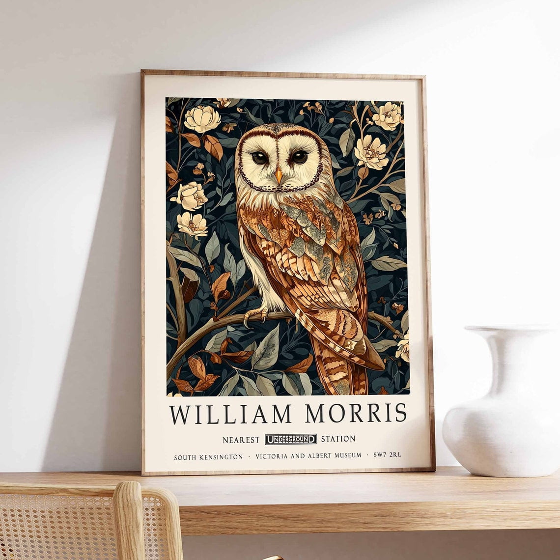 DOPAPRINT William Morris Print, Owl Poster, William Morris Poster ...