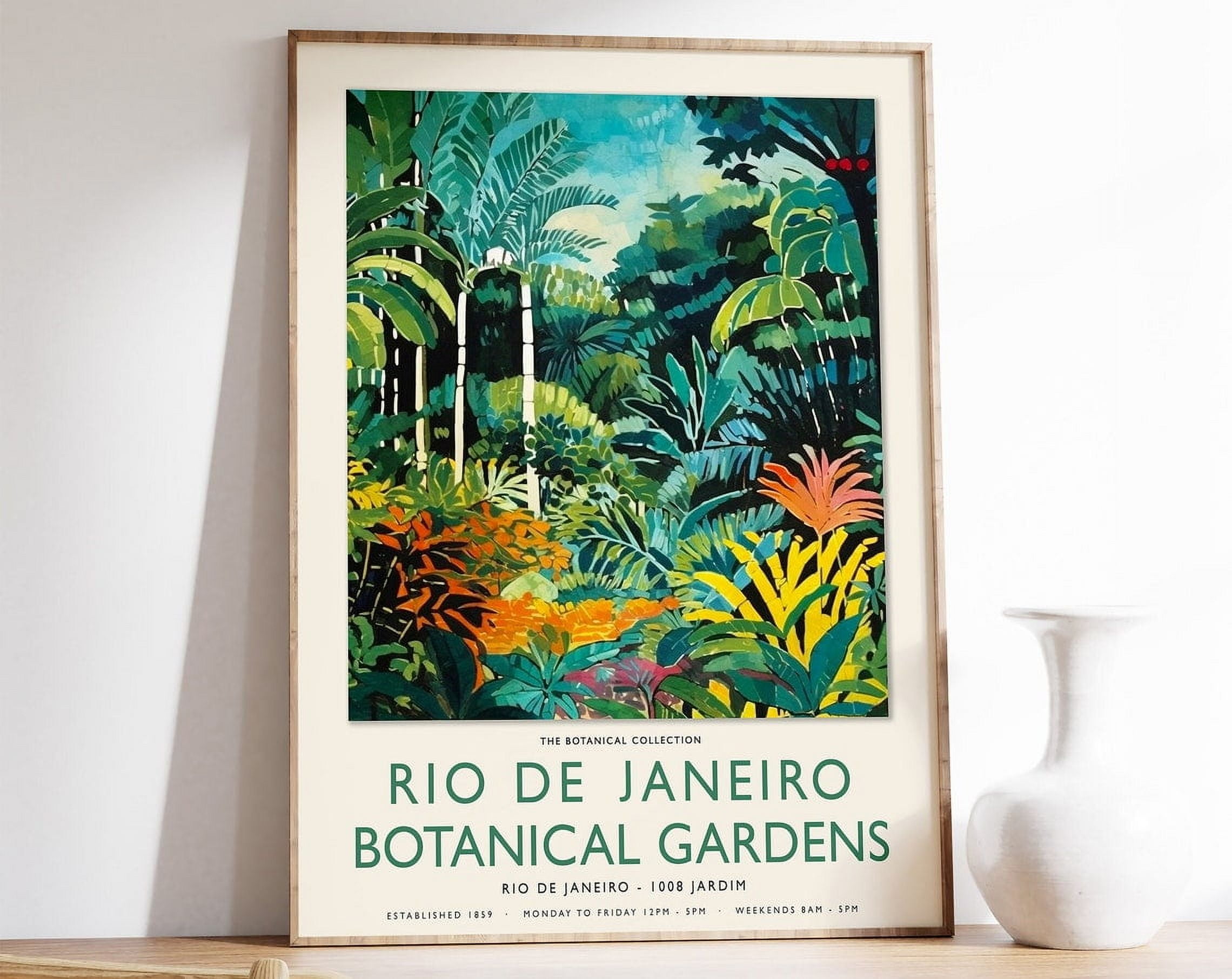 DOPAPRINT William Morris Print, Rio De Janeiro Botanical Gardens Poster ...