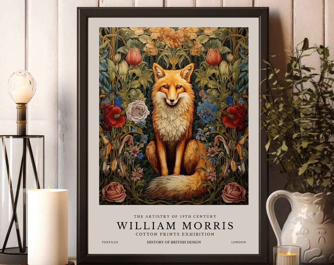 DOPAPRINT William Morris Print, William Morris Exhibition Print ...