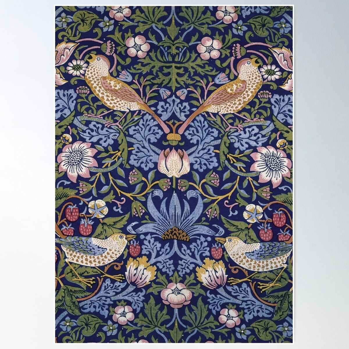 DOPAPRINT William Morris Strawberry Thief Design 1883 Poster Wall Art ...