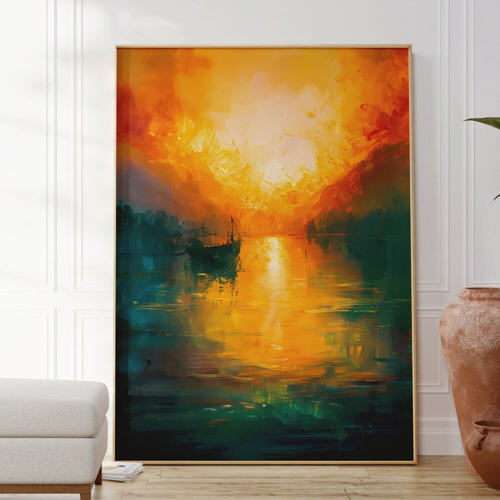 DOPAPRINT William Turner Poster - Ship, Breathtaking Landscapes as ...