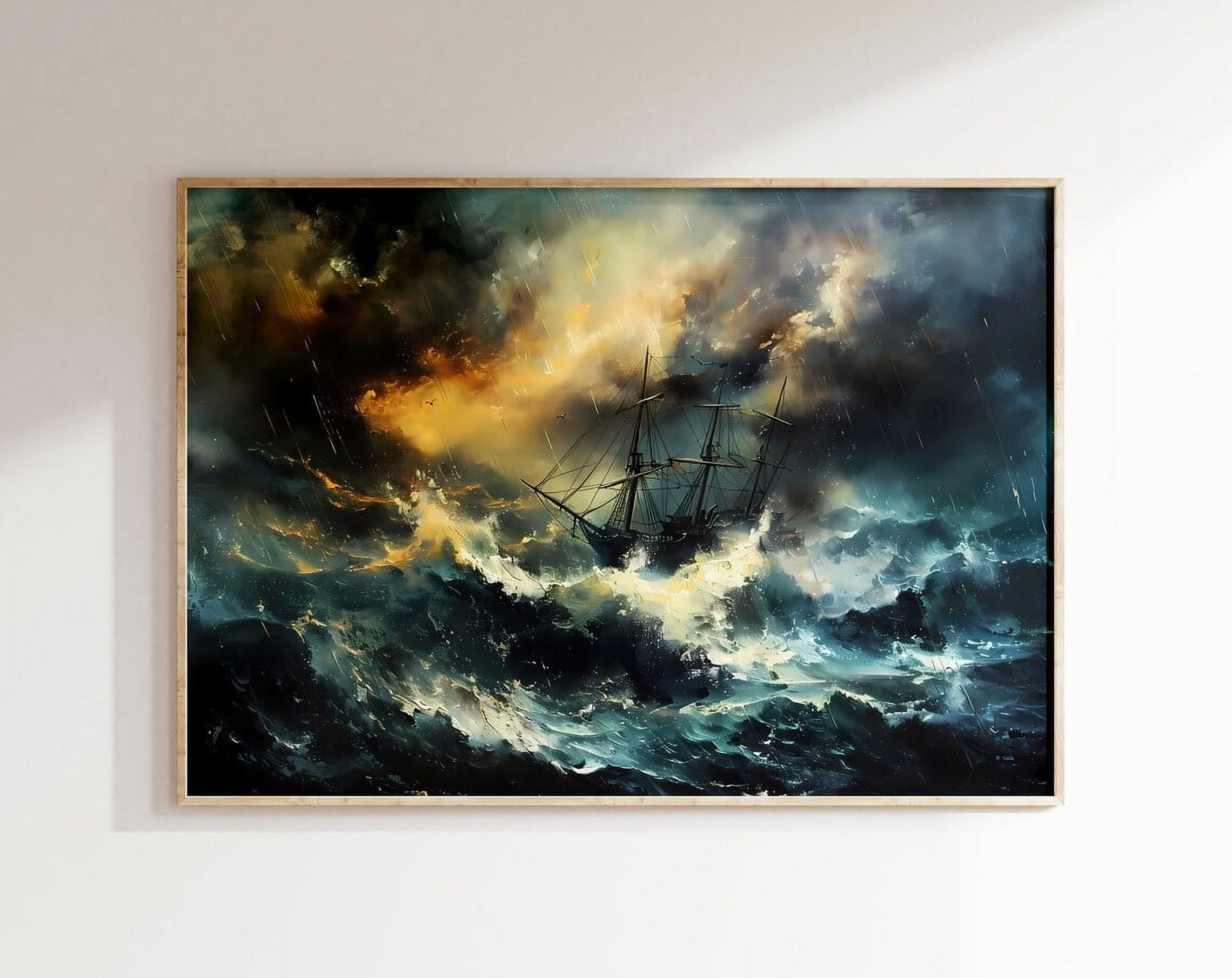 DOPAPRINT William Turner Poster - Storm - Beautiful Artworks As Turner ...