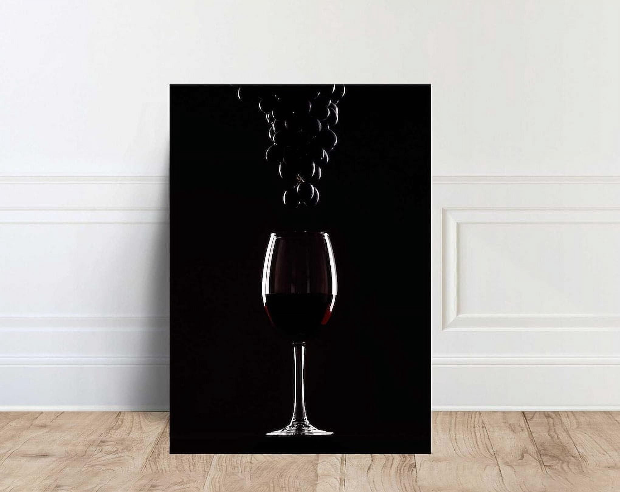 DOPAPRINT Wine Glass Kitchen Decor Painting Home Decor Wall Art Poster ...