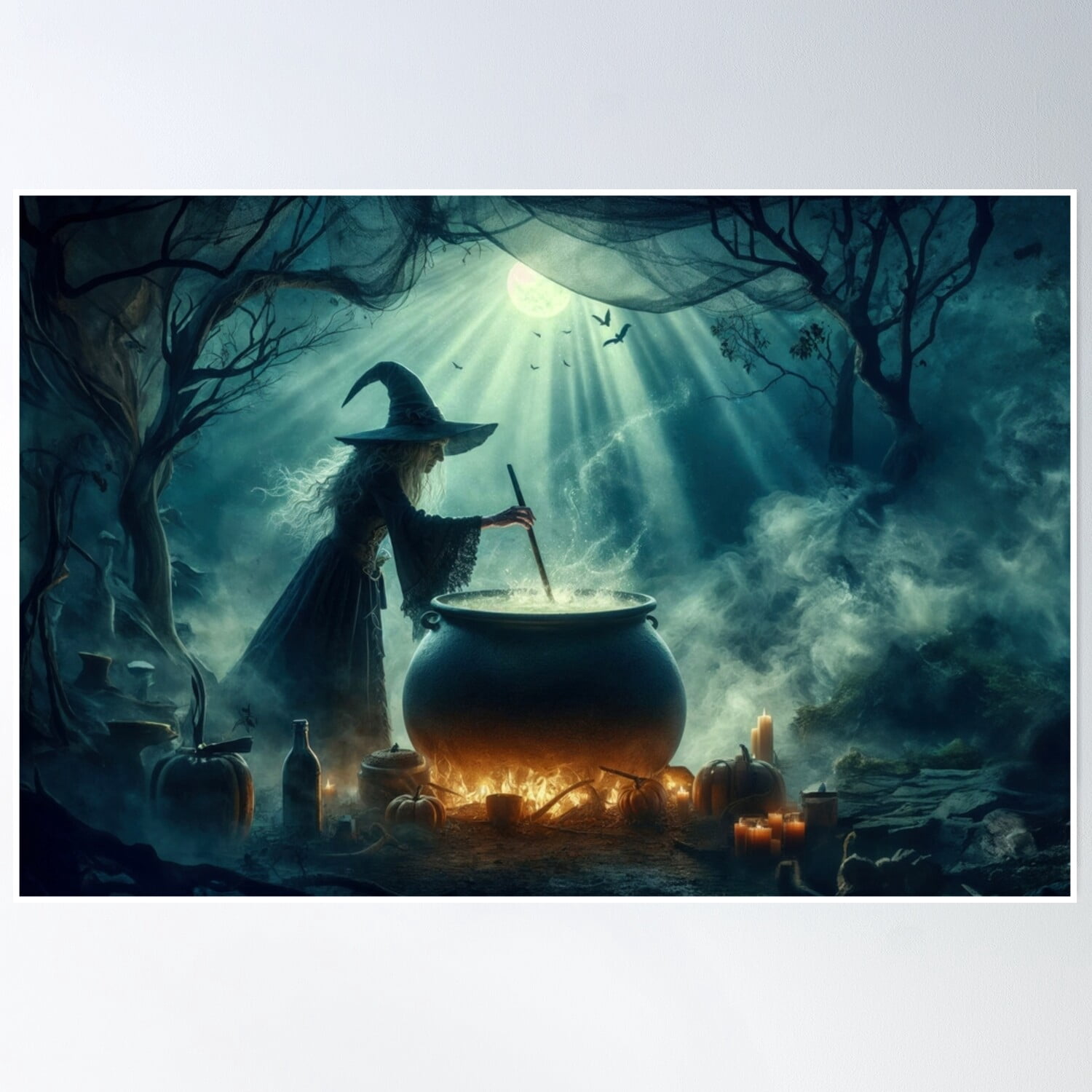 DOPAPRINT Witch'S Brew Poster Wall Art, Modern Wall Decor NO FRAMED ...