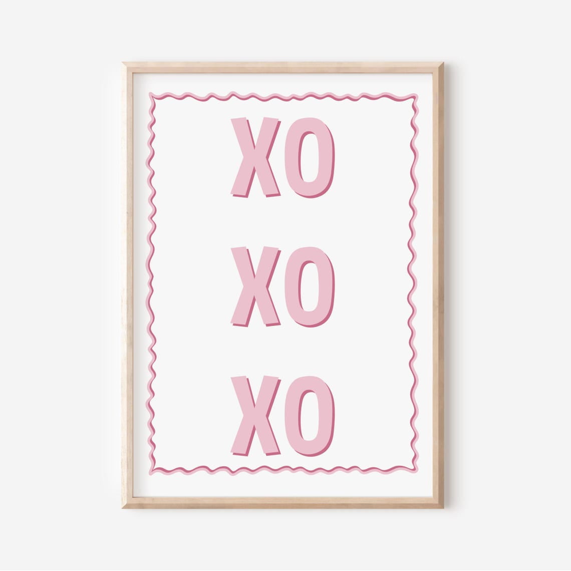 DOPAPRINT Xoxo Print Wall Art, Modern Love Poster, Valentine'S Day ...