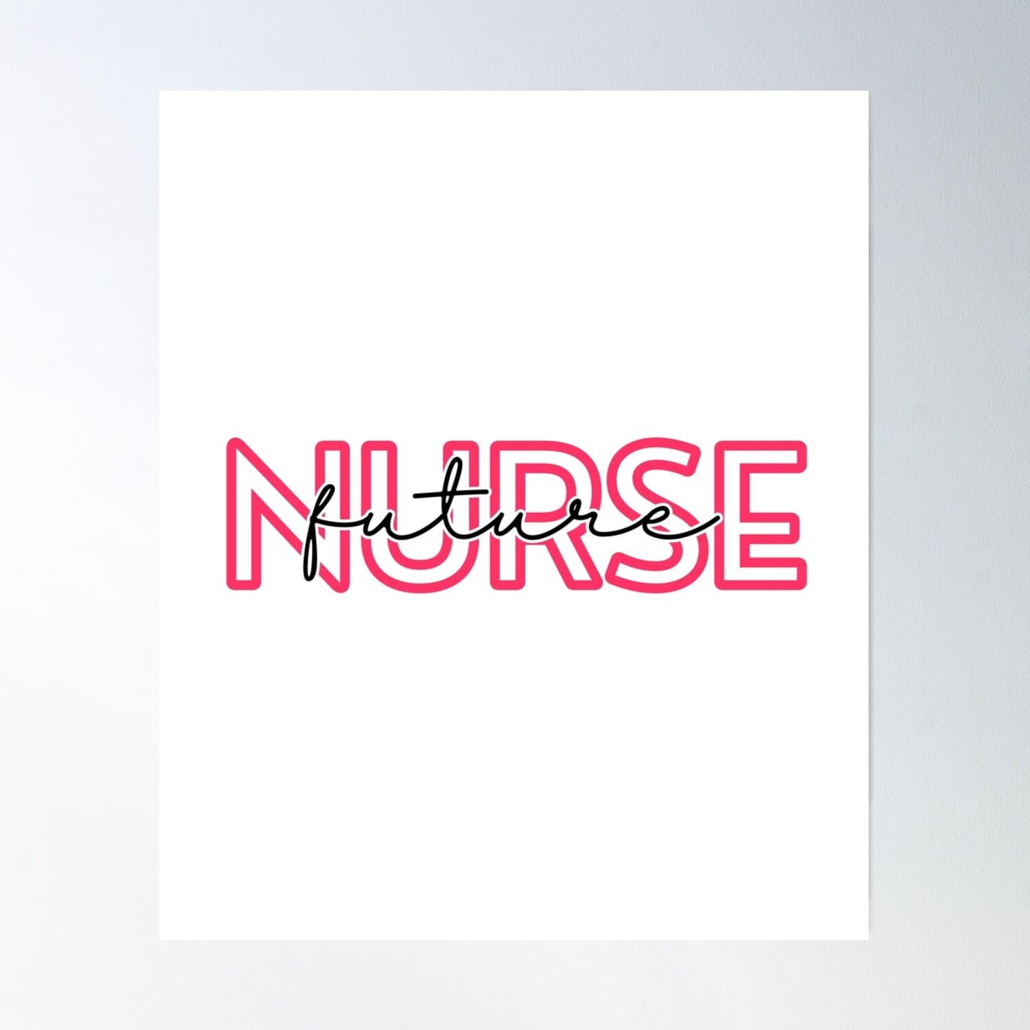 DOPAPRINT Y2K Future Nurse Pink- Rn - Registered Nurse - Future Nurse ...