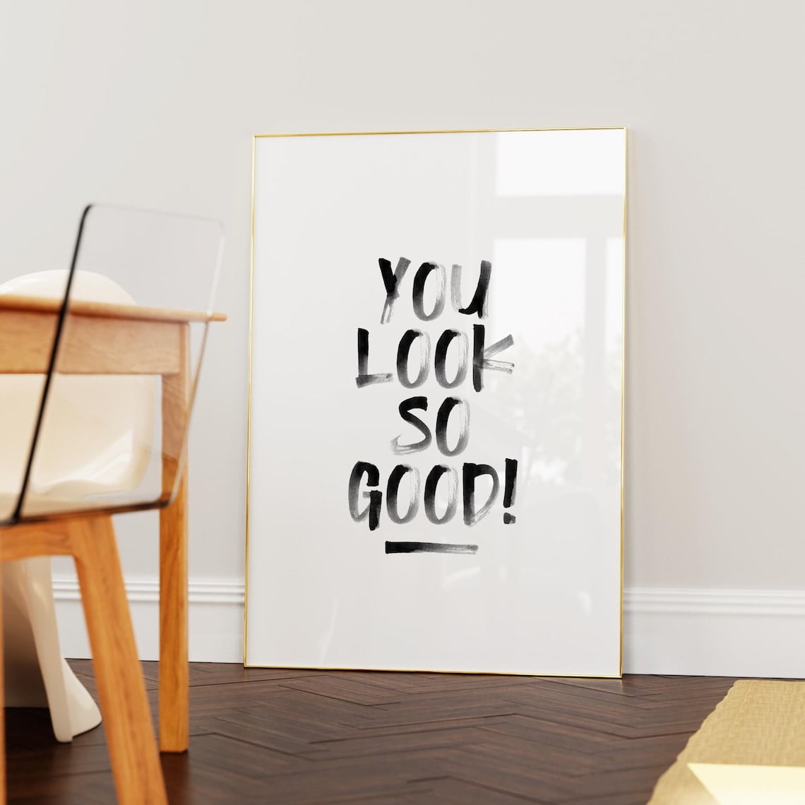 DOPAPRINT You Look So Good Print, Funny Bathroom Decor, Chic ...