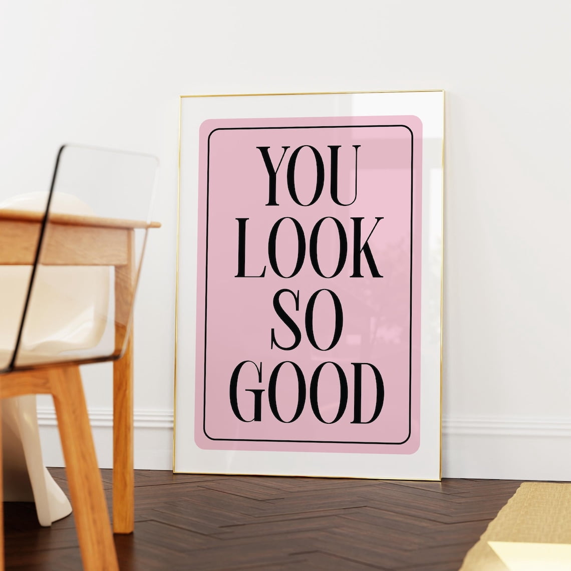DOPAPRINT You Look So Good Print, Funny Bathroom Decor, Chic ...