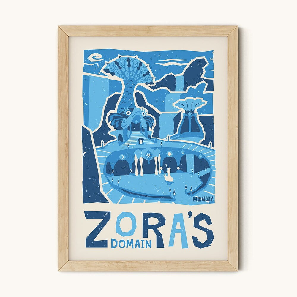 DOPAPRINT Zora'S Domain The Legend Of Zelda: Breath Of The Wild ...
