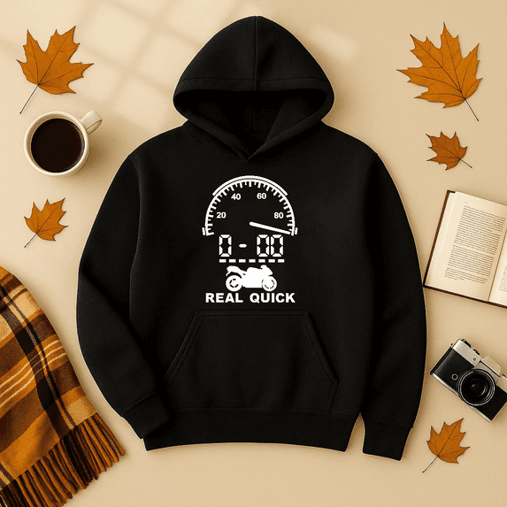 DOPASHIRT 0-100 Real Quick Hoodie Funny Motorcycles Bike Racer Gift Men'S Cotton Hoodie Outdoor ...