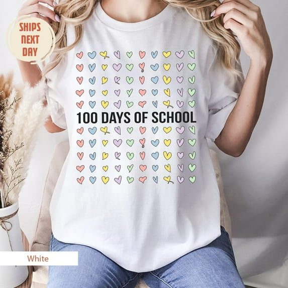 DOPASHIRT 100 Days Of School Shirt, 100Th Day Of School, 100 Days Of ...