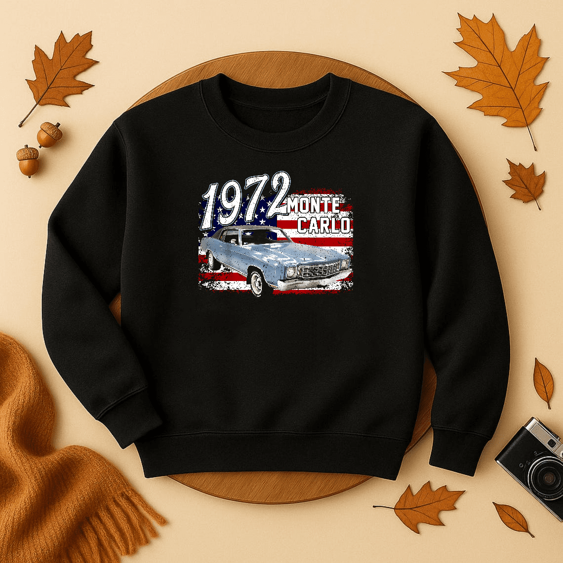 DOPASHIRT 1972 72 Monte Carlo 4Th Of July American Sweatshirt Trendy ...