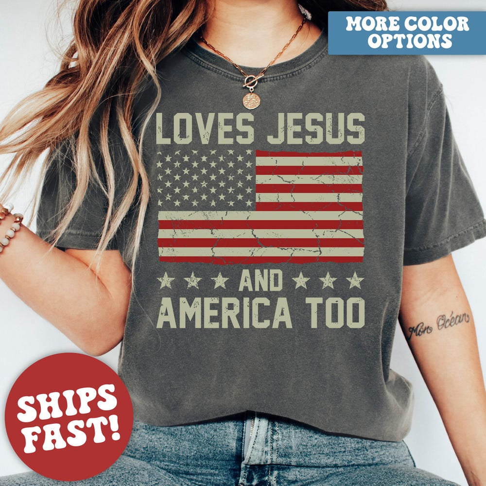 DOPASHIRT 4Th Of July Shirt, Christian Shirt, Fourth Of July T-Shirt ...