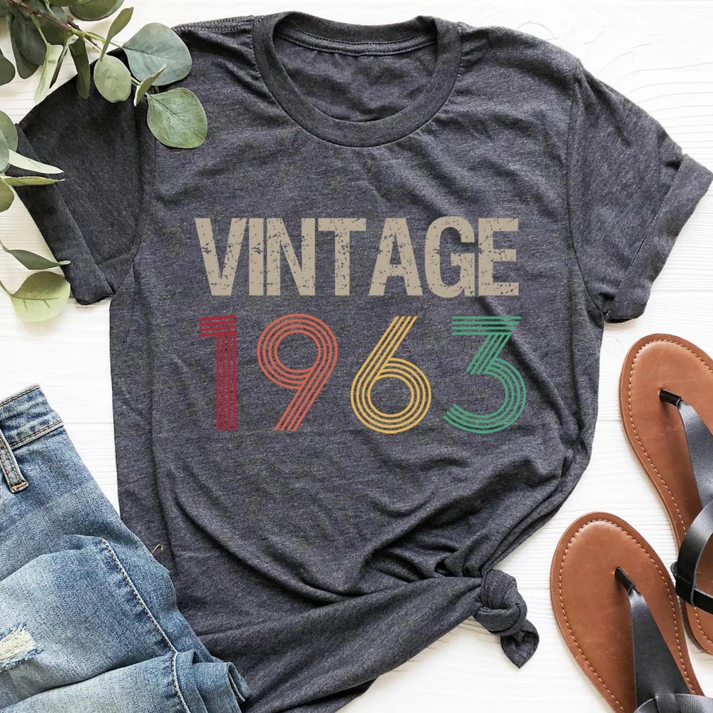 DOPASHIRT 62Nd Birthday Woman Shirt, 62Nd Birthday Gift For Men, 1963 ...