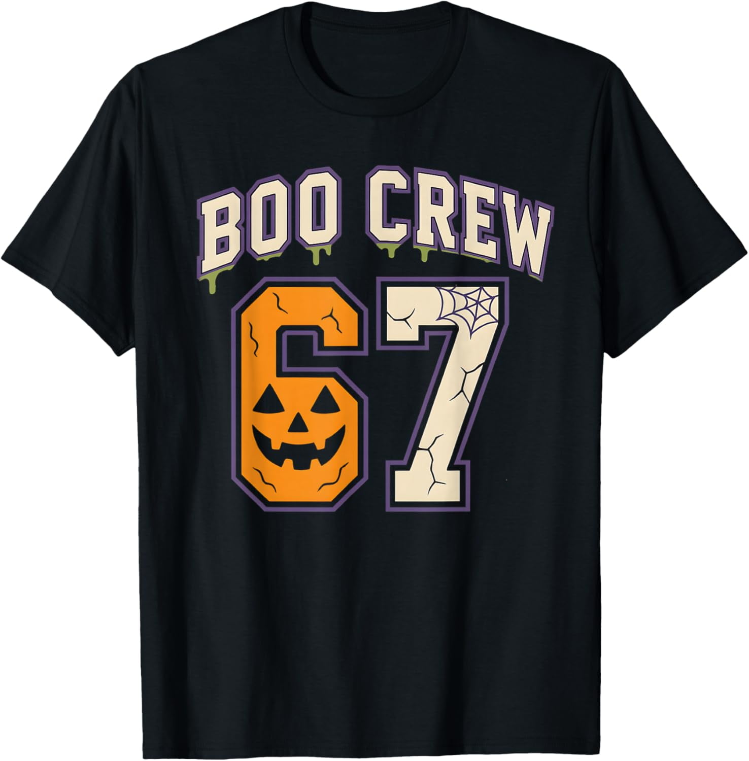 DOPASHIRT 67 Hal.Low.Een Boo Crew Sports Jersey Brainrot Six Seven T ...