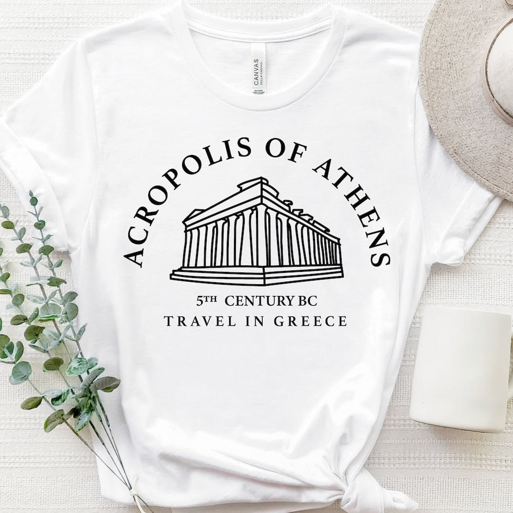 DOPASHIRT Acropolis Of Athens Shirt, Trip To Greece, Greece Travel ...