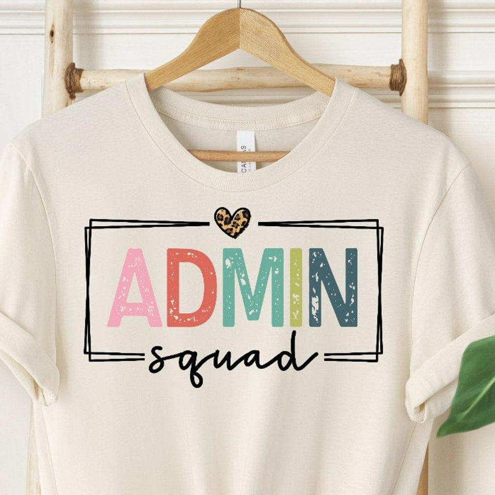 DOPASHIRT Admin Squad Shirt, Office Squad Gift, Administrative Assistant Shirt, Administrative ...