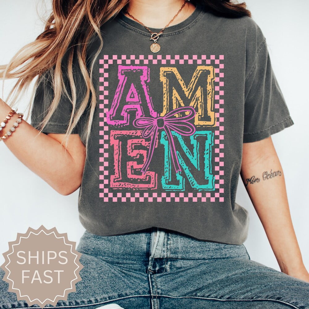 DOPASHIRT Amen Gift For Her, Retro Christian Gifts, Bible Verse Her ...