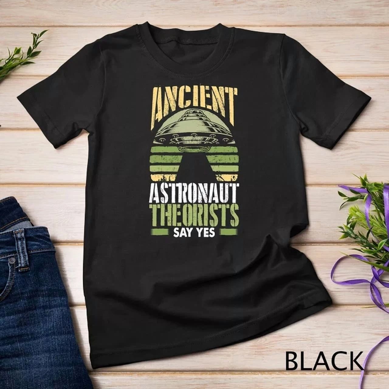 DOPASHIRT Ancient Aliens Astronaut Theorists Alien Abduction T-Shirt Unisex S-5XL Hot Trending ...