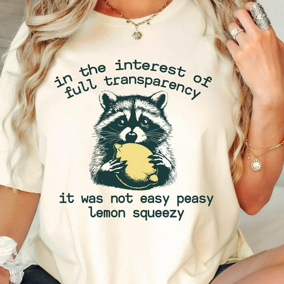 DOPASHIRT Animal Funny Shirt In The Insterest Of Full Transparency ...