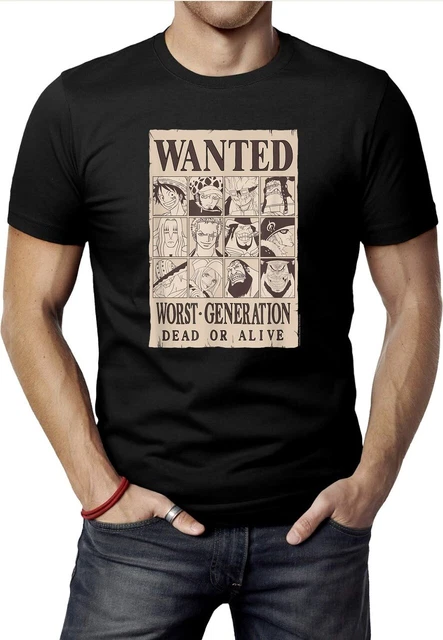 DOPASHIRT Anime Worst Generation Wanted Poster Collage T-Shirt Unisex S ...