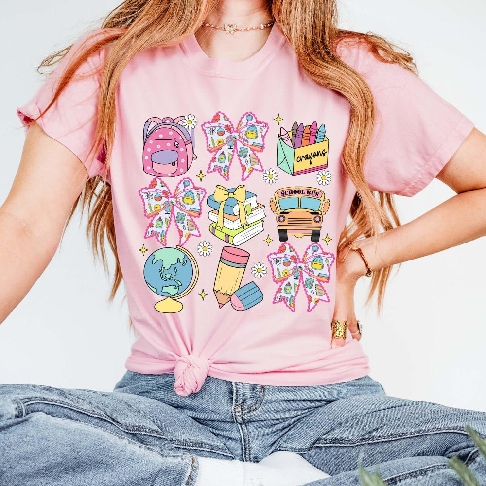 DOPASHIRT Back To School Coquette Lace Shirt, First Day Of School Shirt ...