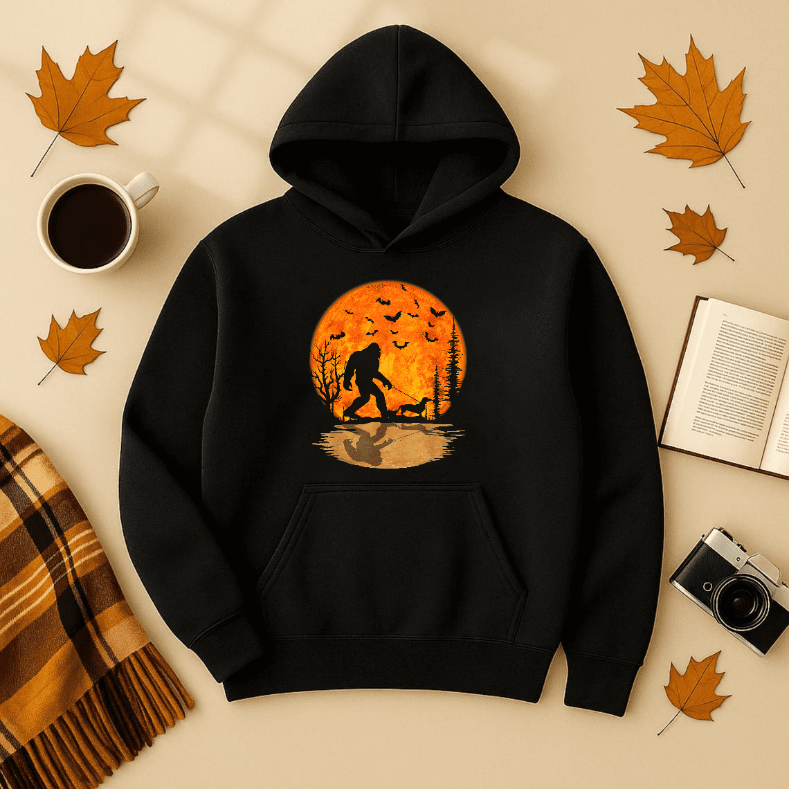 DOPASHIRT Bigfoot Walking Dachshund Funny Wiener Dog Hal.Low.Een Gift ...