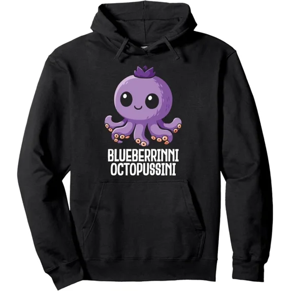 DOPASHIRT Blueberrinni Octopussini Italian Brainrot Funny Hoodie ...