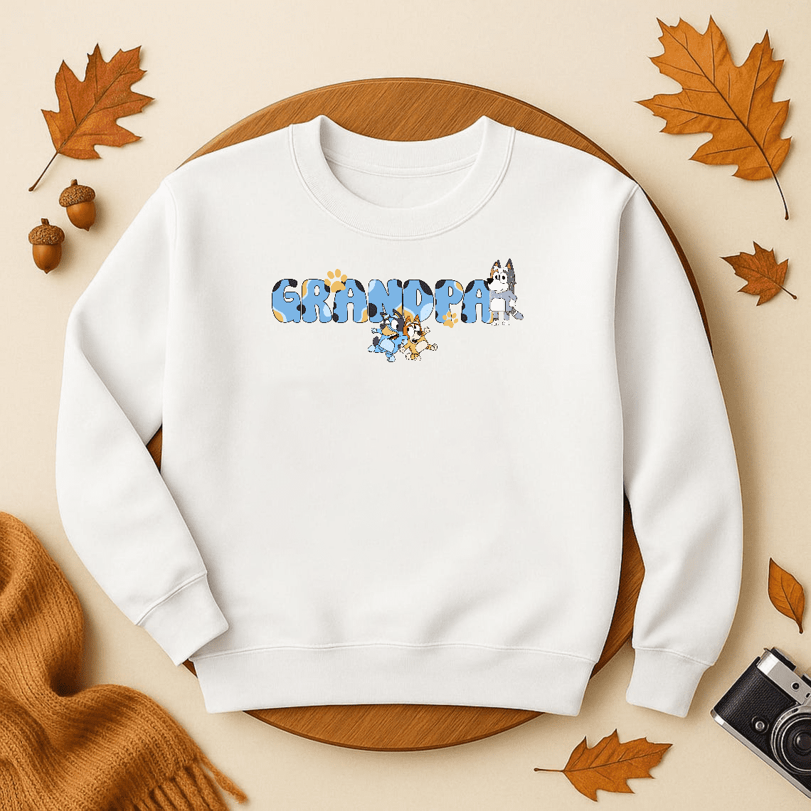 DOPASHIRT Bluey Grandpa Sweatshirt Unisex Comfy Breathable Every Day ...