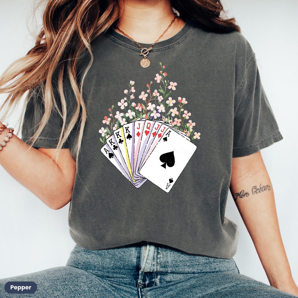 DOPASHIRT Board Games Shirt, Card Game Gift, Playing Cards Tee, Gamer ...