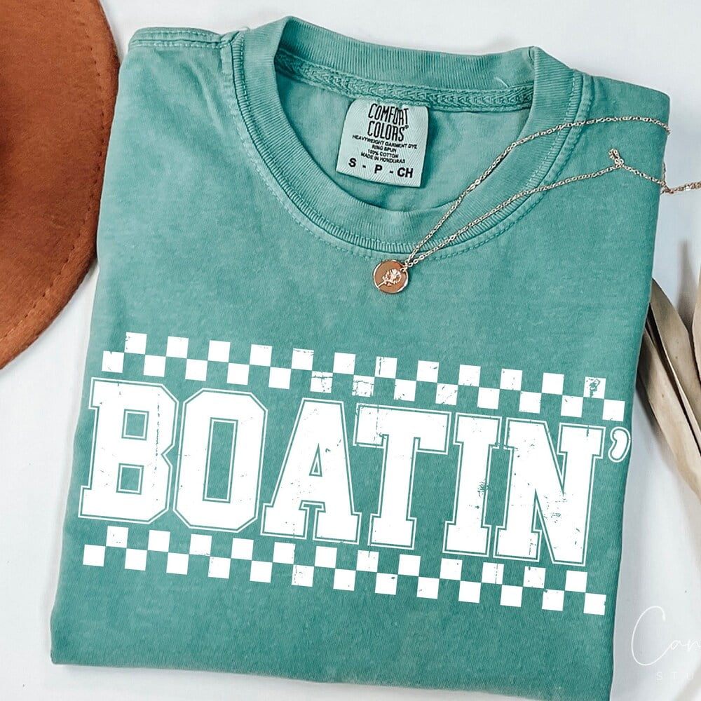 DOPASHIRT Boatin' Shirt, Retro Boat Life Shirt, Summer Boating Shirt ...