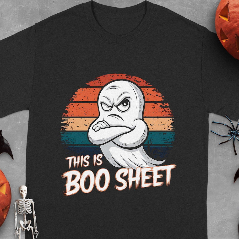 DOPASHIRT This Is Boo Sheet Hal.Low.Een T Shirt Graphic Ghost Shirt ...