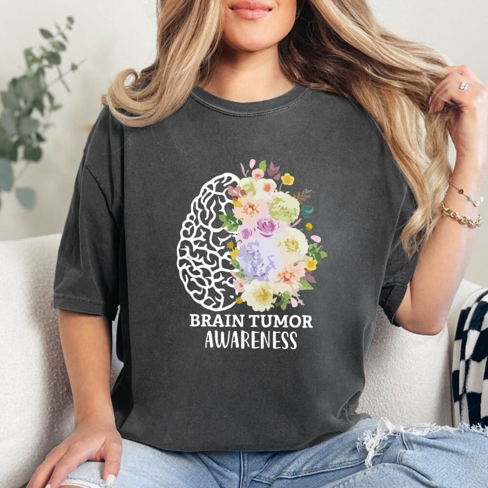 DOPASHIRT Brain Cancer Shirt, Brain Tumor Awareness T-Shirt, Brain ...