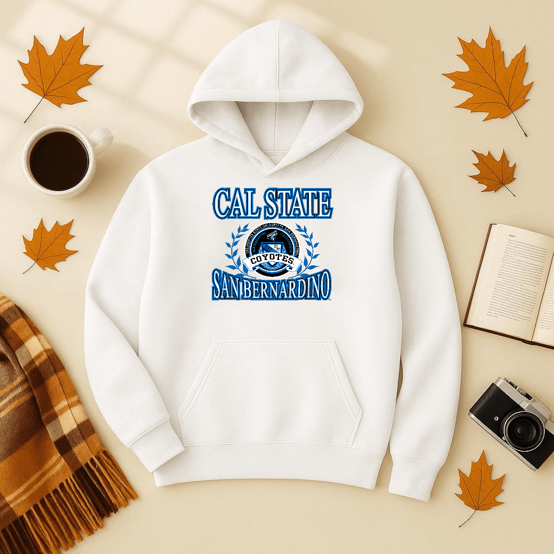 DOPASHIRT Cal State San Bernardino Coyotes Laurels Hoodie Outdoor ...